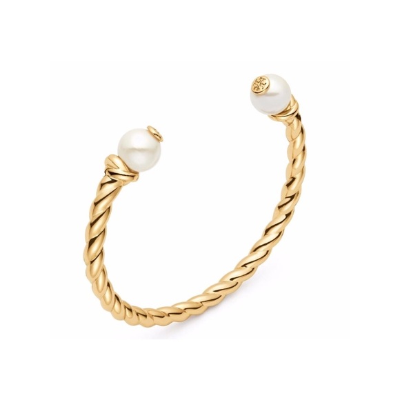 Tory Burch | Jewelry | Tory Burch Rope Logo Cuff Bracelet | Poshmark